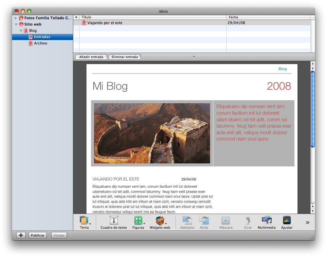 Exportar Blog de iWeb a WordPress @ Ayuda WordPress
