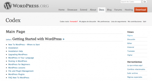 Cuentas unificadas en el Codex @ Ayuda WordPress