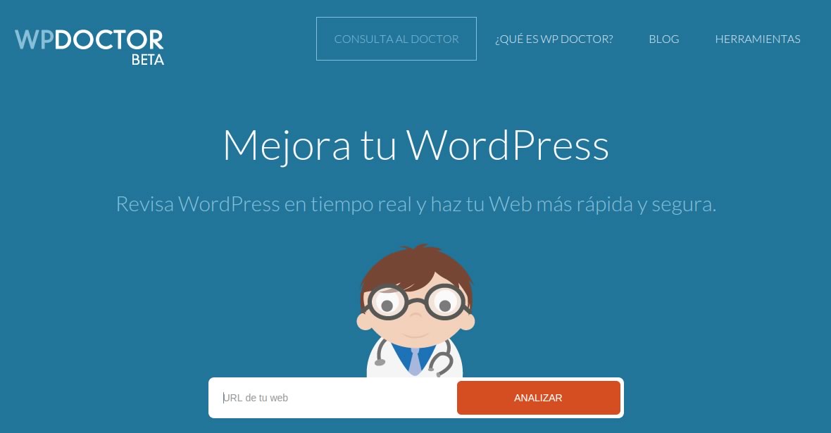 WP Doctor - Análisis gratuito de webs WordPress @ Ayuda WordPress