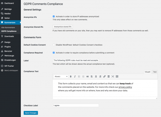 Cómo cumplir el RGPD en los comentarios de WordPress (actualizado 2022) @ Ayuda WordPress
