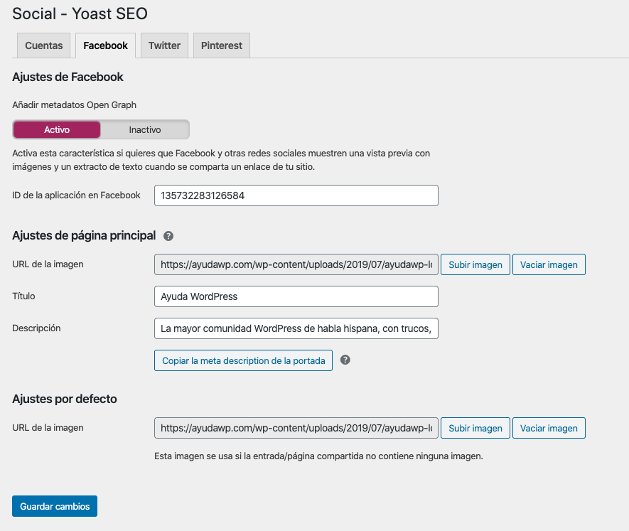 Open Graph y Jetpack @ Ayuda WordPress