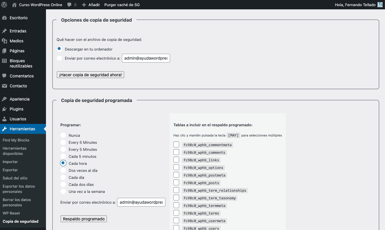 Cómo exportar - BIEN - la base de datos de WordPress @ Ayuda WordPress