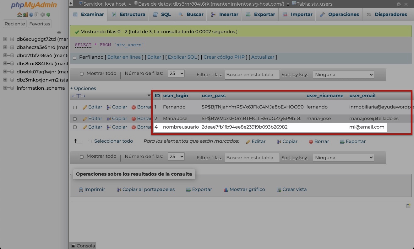 Como crear un usuario administrador de WordPress desde la base de datos ...