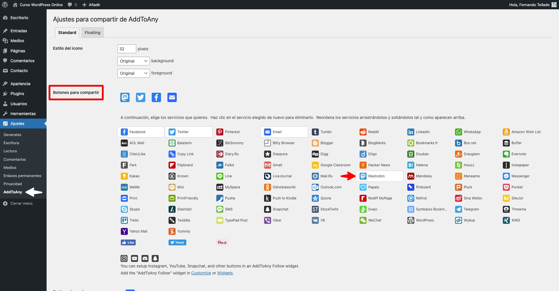 Mastodon y WordPress @ Ayuda WordPress