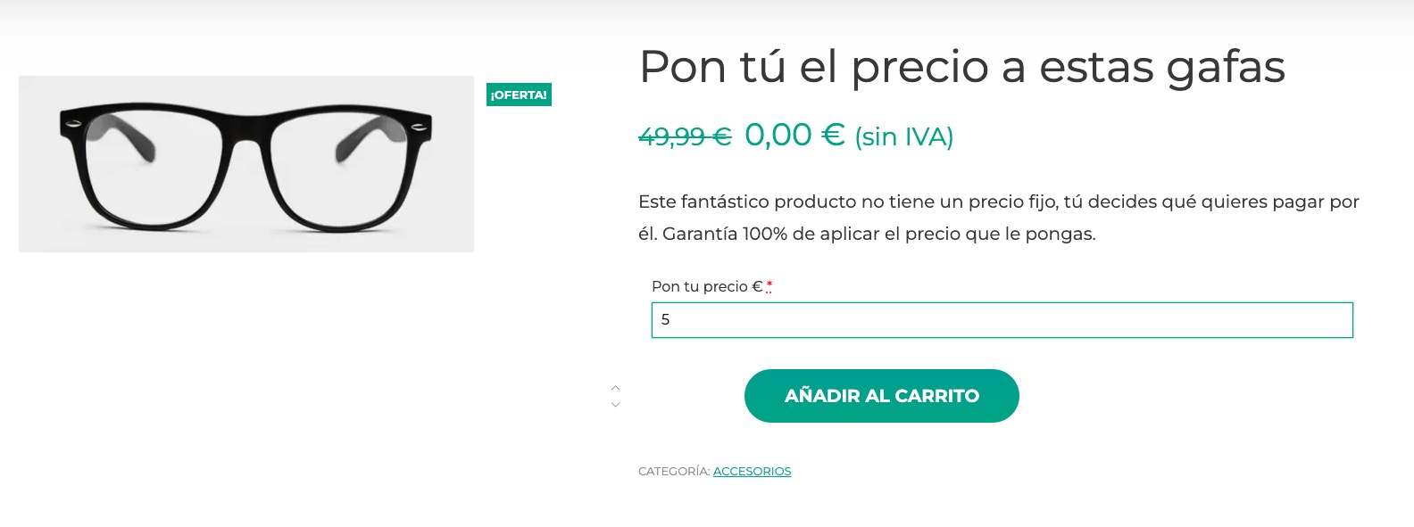 Deja que sean tus clientes los que decidan el precio @ Ayuda WordPress