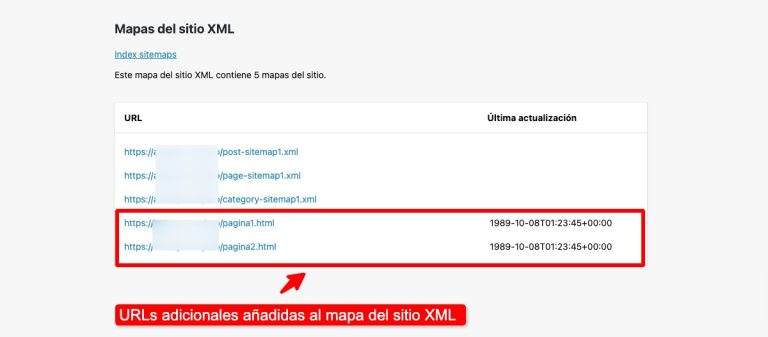 Cómo añadir URLs adicionales al mapa del sitio XML con SEOPress @ Ayuda ...