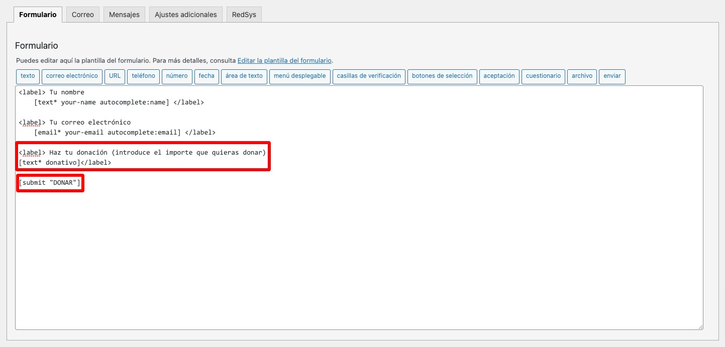 Cobrar usando Bizum y RedSys desde formularios de Contact Form 7 ¿qué ...