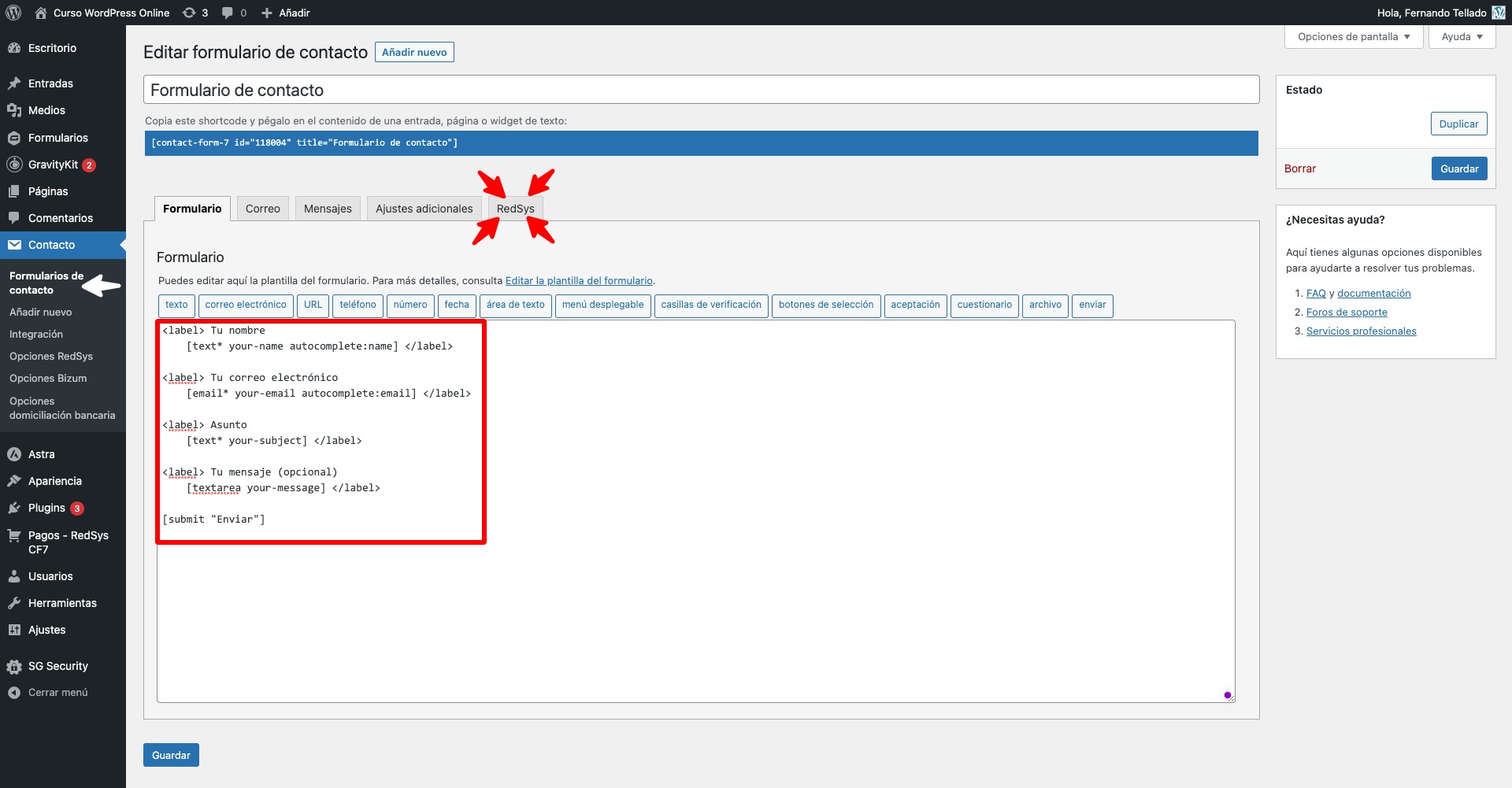 Cobrar usando Bizum y RedSys desde formularios de Contact Form 7 ¿qué ...