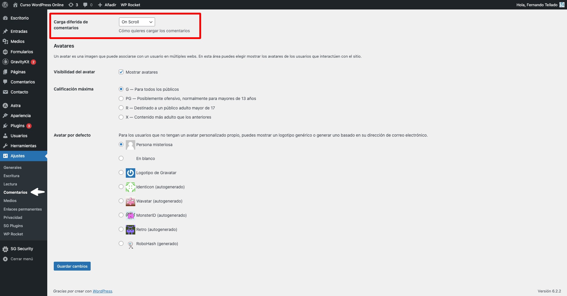 Cómo activar carga diferida o mediante clic en los comentarios de ...