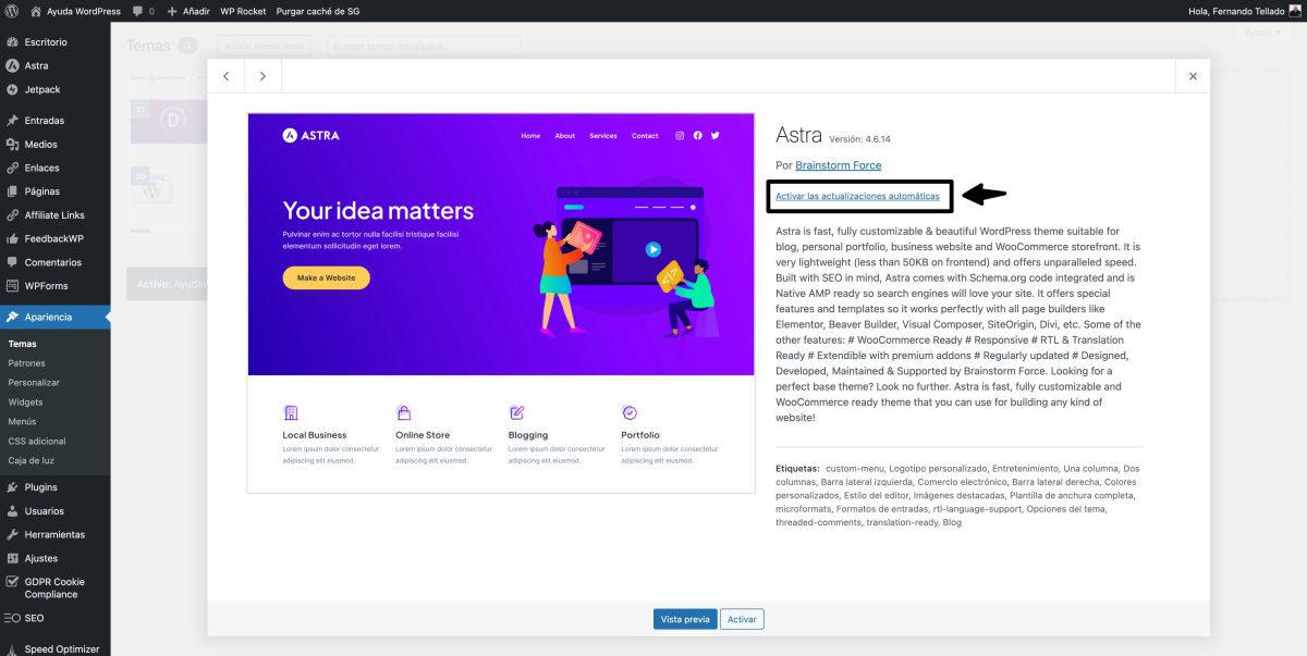 Actualizaciones automáticas en segundo plano de WordPress - Todos los trucos para controlarlas ...