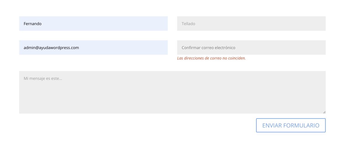 Cómo añadir confirmación de correo electrónico con validación en Divi @ Ayuda WordPress