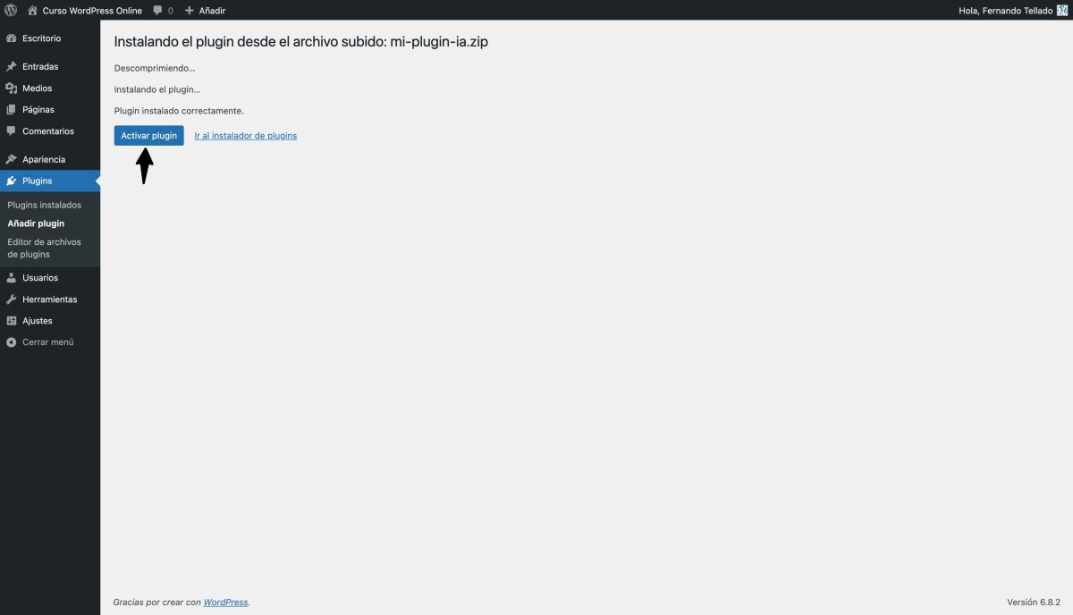 Crear tu propio plugin de IA básico para WordPress (paso a paso) @ Ayuda WordPress
