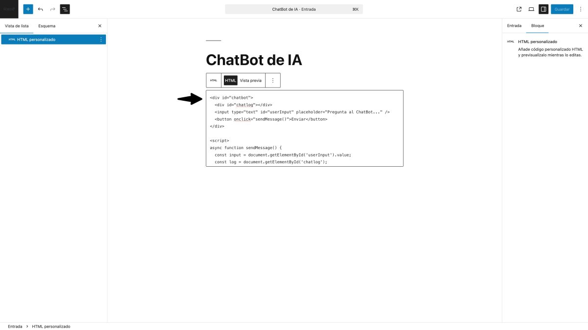 Cómo crear un chatbot de atención al cliente en WordPress con IA (fácil y rápido) @ Ayuda WordPress
